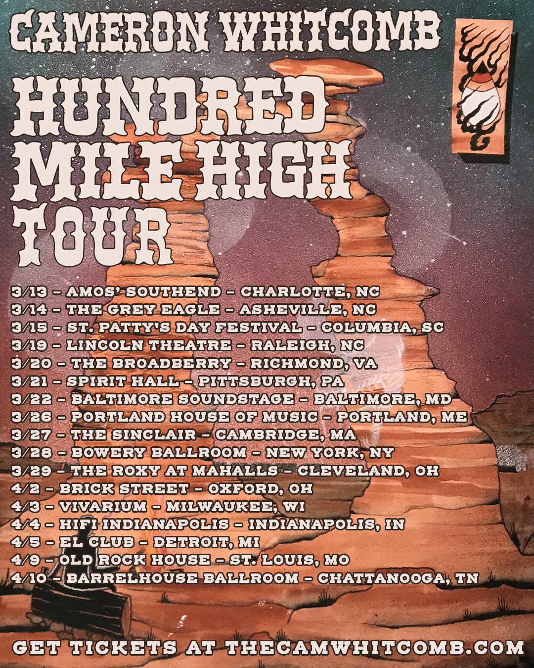 Cameron Whitcomb Drops High-Energy New Single “Hundred Mile High ...