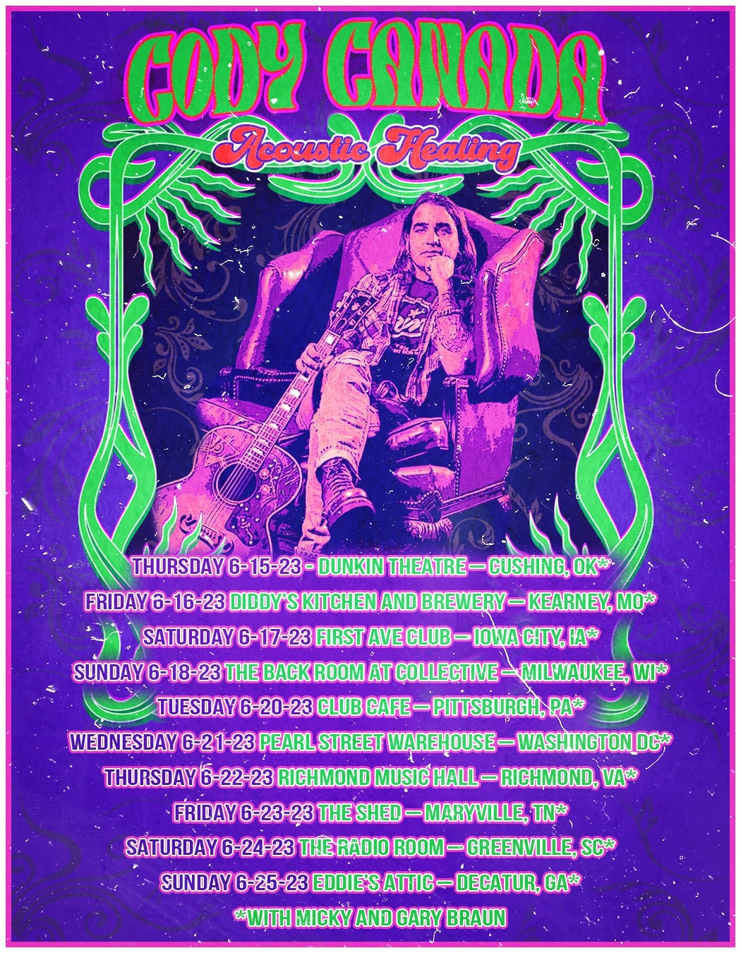 Cody Canada and The Departed Reminisces with Comrade Randy Rogers on ...