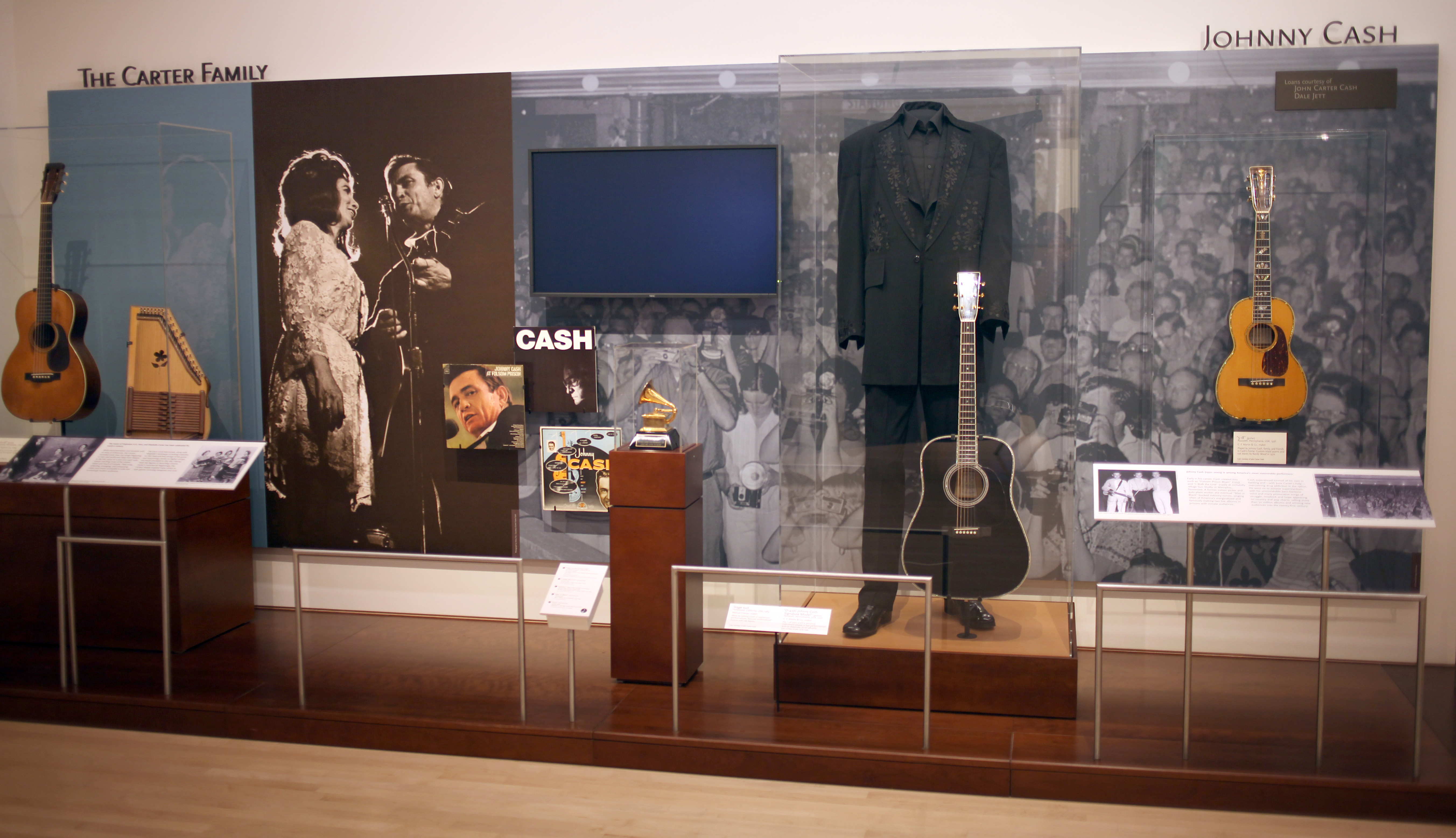 Johnny Cash and The Carter Family Exhibit Joins the Musical Instrument ...